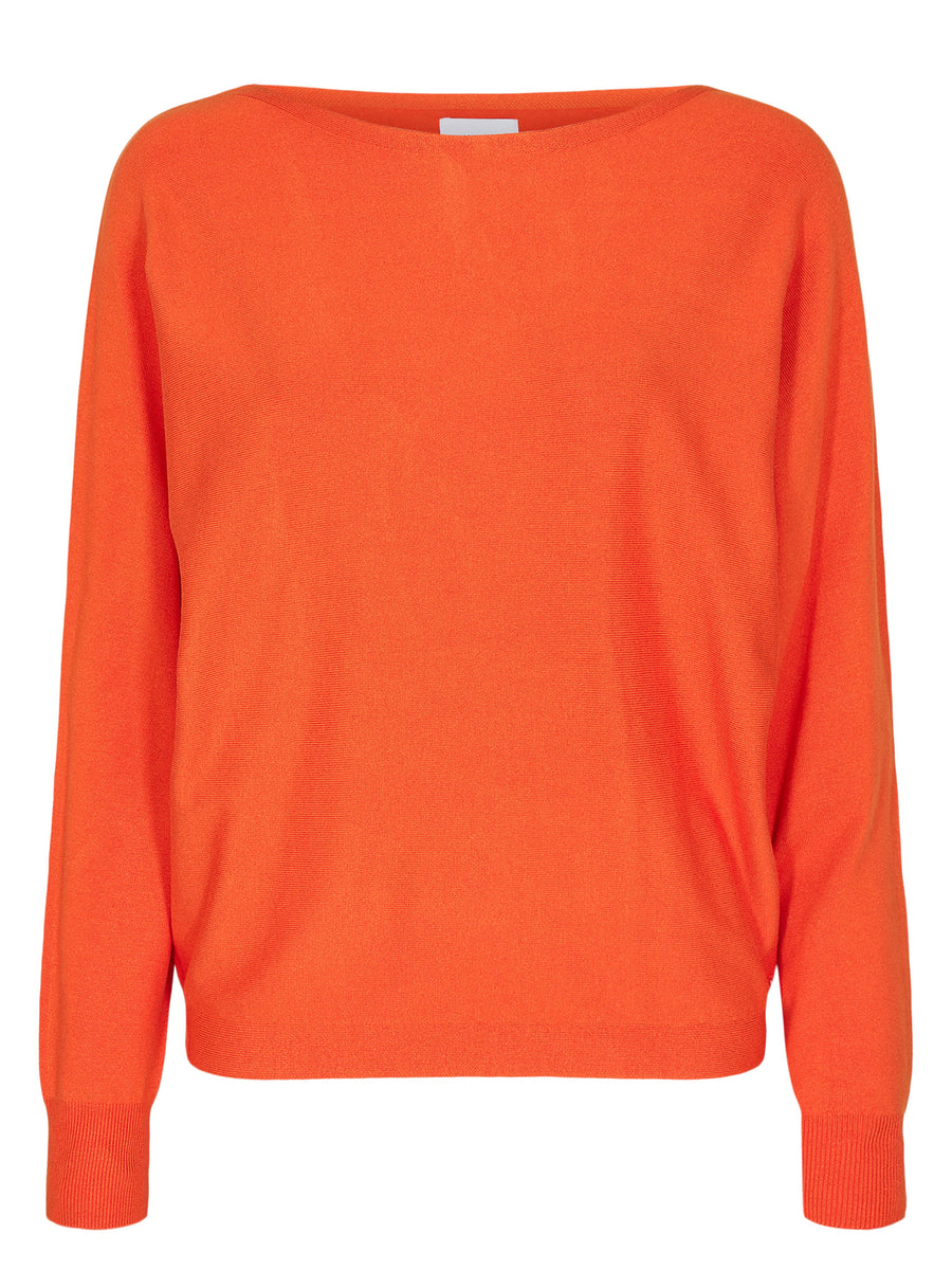 Numph - Nudaya Pullover Red Orange – Butik Emsig