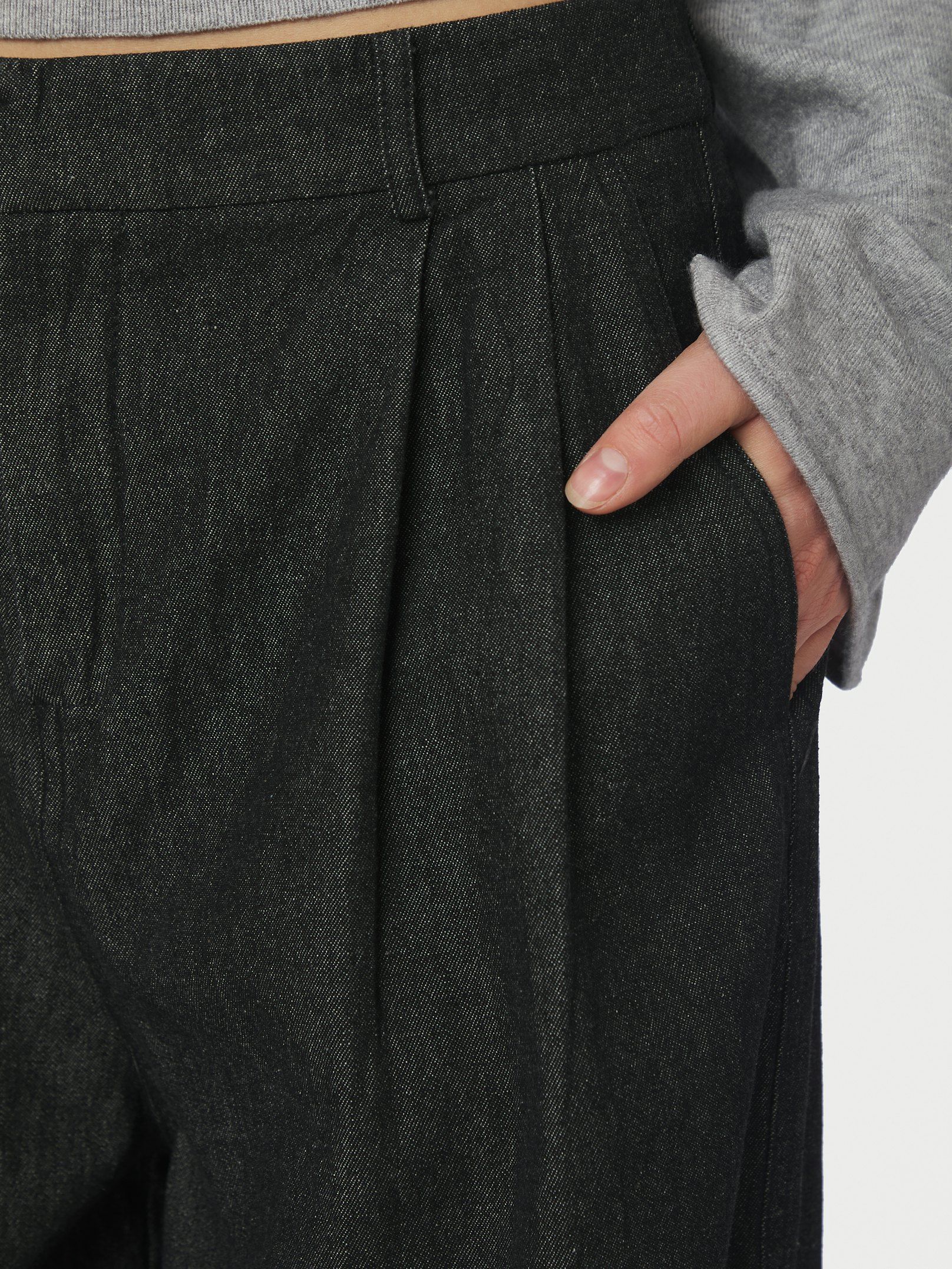 Neo Noir - Fayla Denim Balloon Pants Black – Butik Emsig