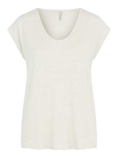 Pieces - Billo Tee White/Gold – Butik Emsig