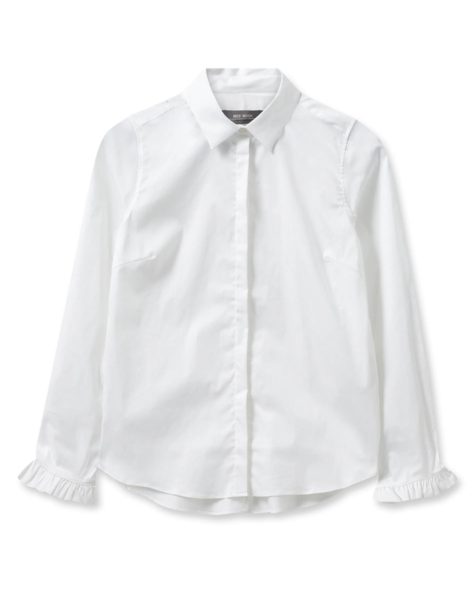 Mos Mosh - Mattie Flip Shirt White – Butik Emsig