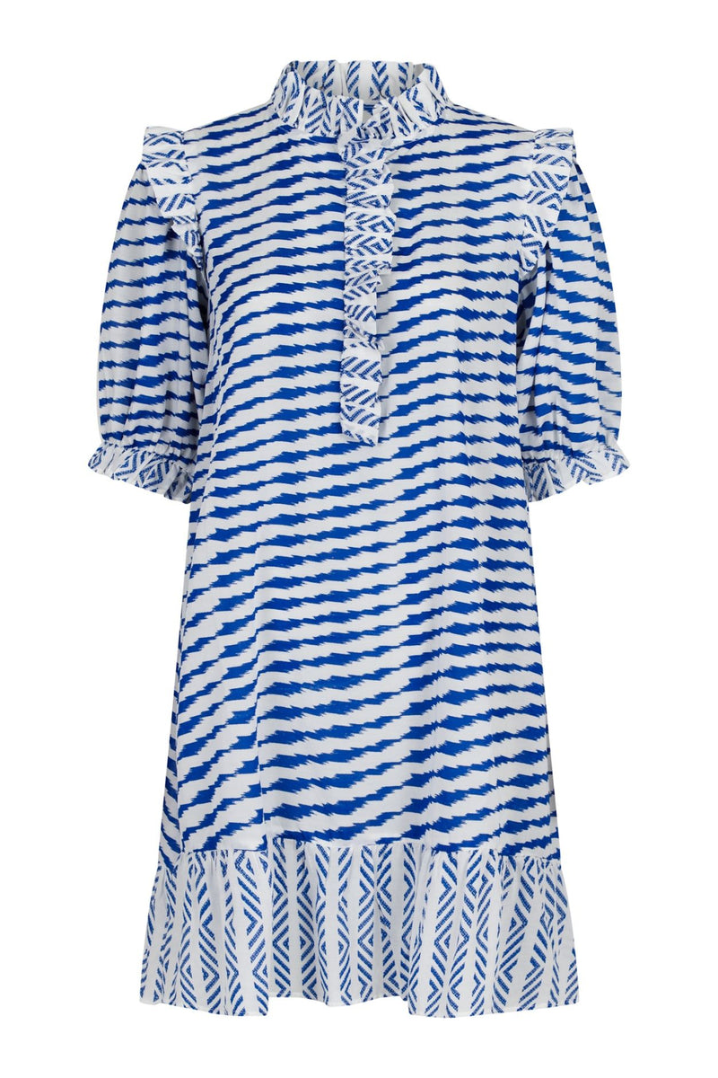 Neo Noir - Hani Graphic Dress Blue – Butik Emsig