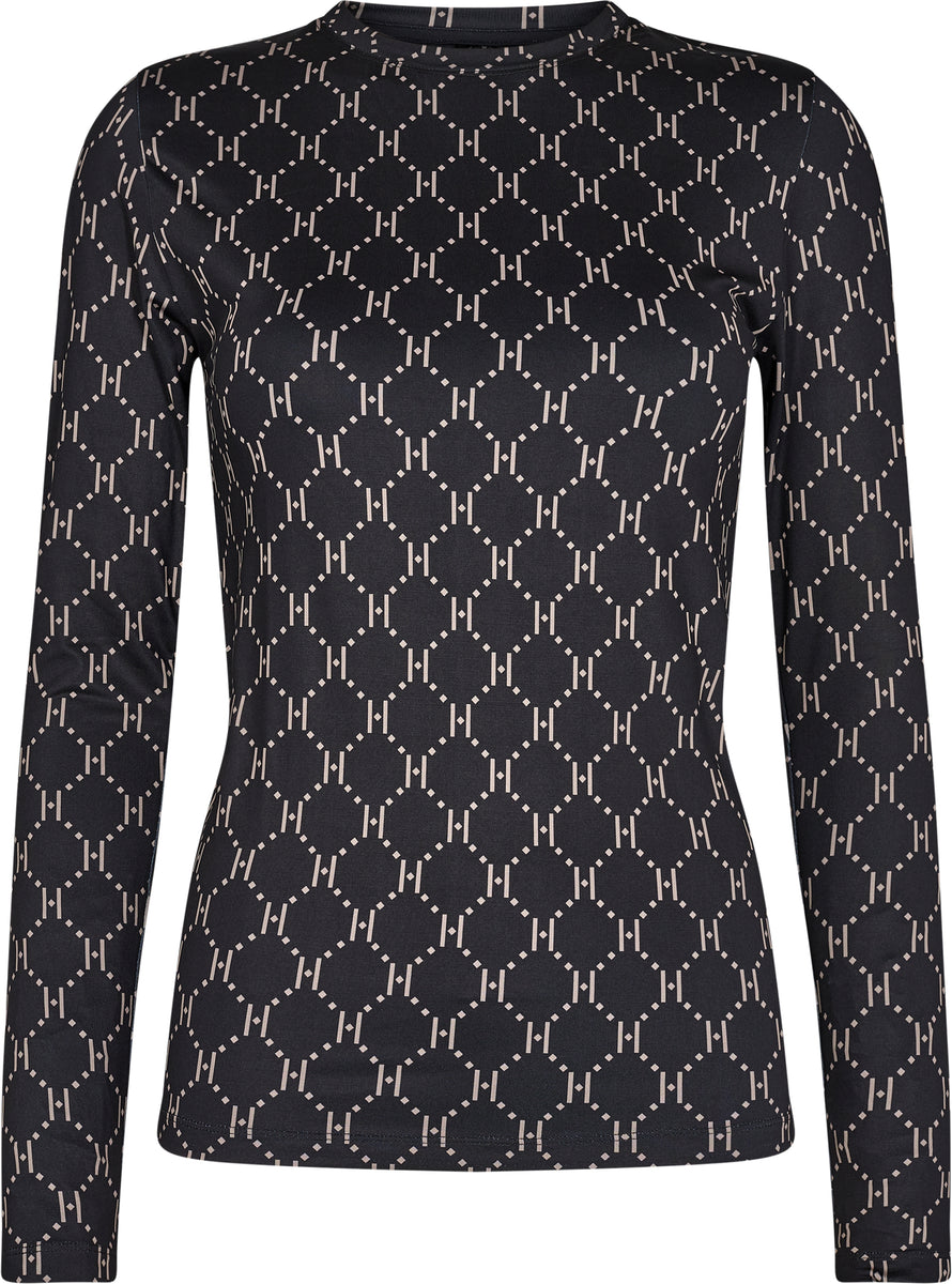 Hype The Detail - Printed Blouse Logo Black/Sand – Butik Emsig