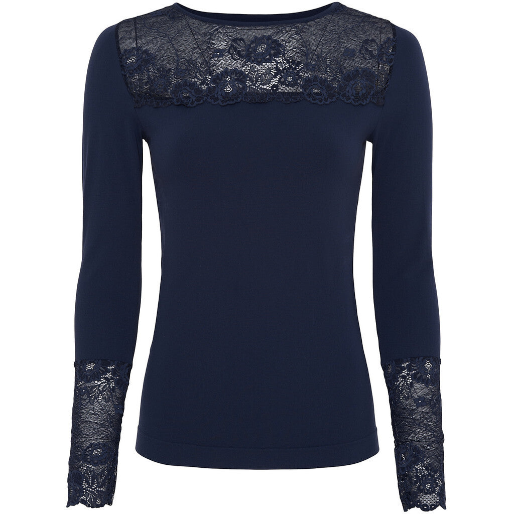Tim & Simonsen - Nancy Lace Chest Blue – Butik Emsig