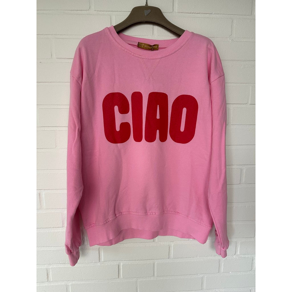 Boho Love - Sweatshirt Ciao Pink – Butik Emsig