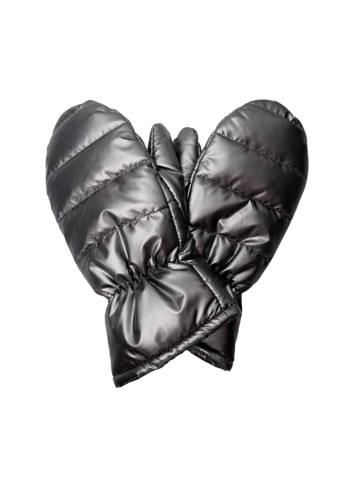 Black Colour - Rosalin Mittens Gun Metal – Butik Emsig