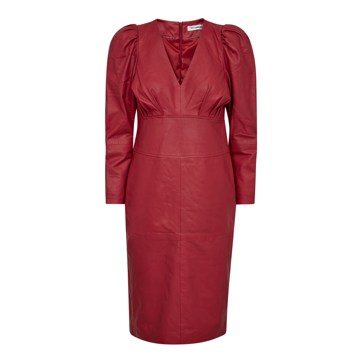 Co'Couture - Phoebe Drape Puff Dress Red – Butik Emsig