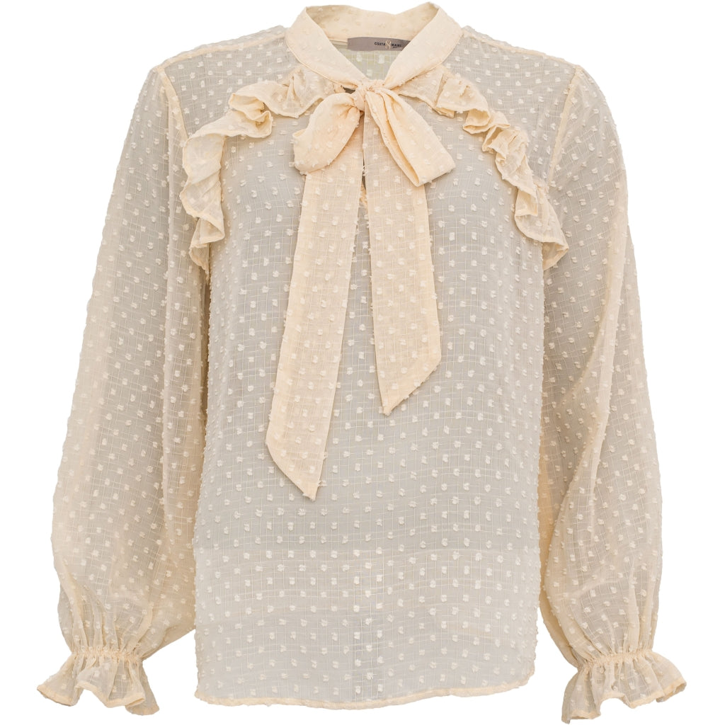 Costa Mani - Julie Shirt Off White – Butik Emsig