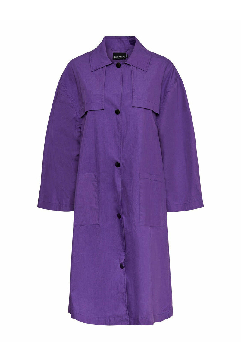Pieces - Ditte Estrup Sonni Coat Deep Lavender – Butik Emsig