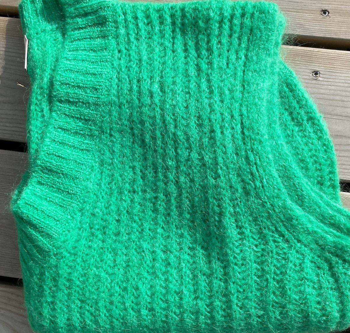 Dixie - Grøn Strik Vest – Butik Emsig