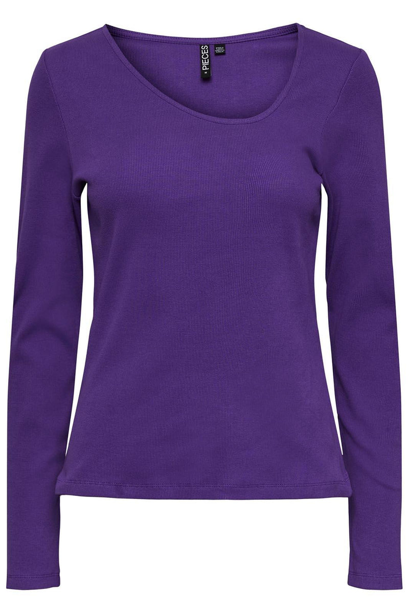 Pieces X Ditte Estrup - Suelle Bluse Deep lavender – Butik Emsig