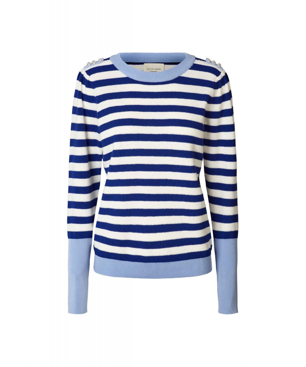 Lollys Laundry - Sarah Jumper Blue – Butik Emsig